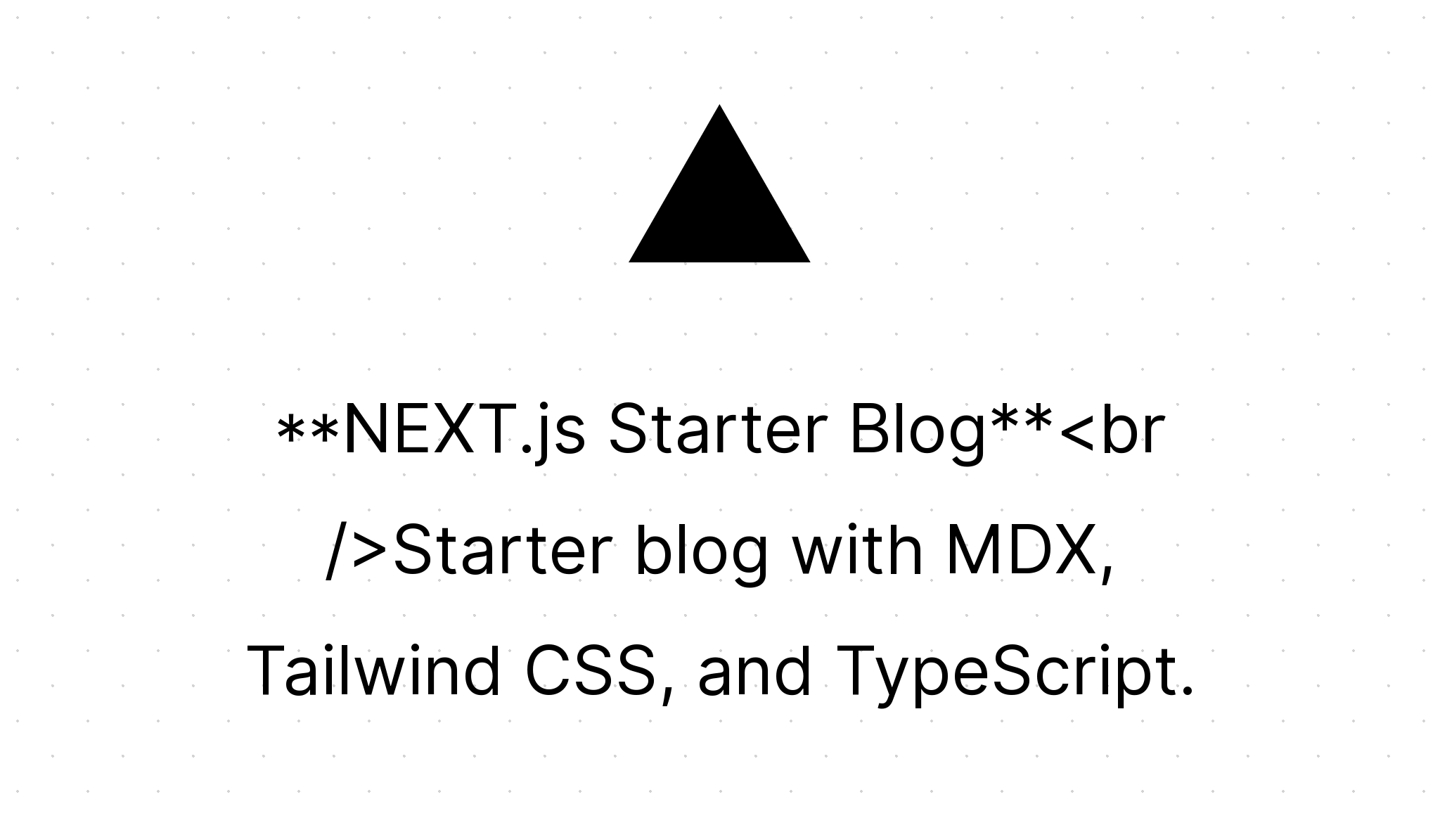 GitHub - rimzzlabs/next-starter-blog: NEXT.js starter blog with MDX, Tailwind CSS, TypeScript ...